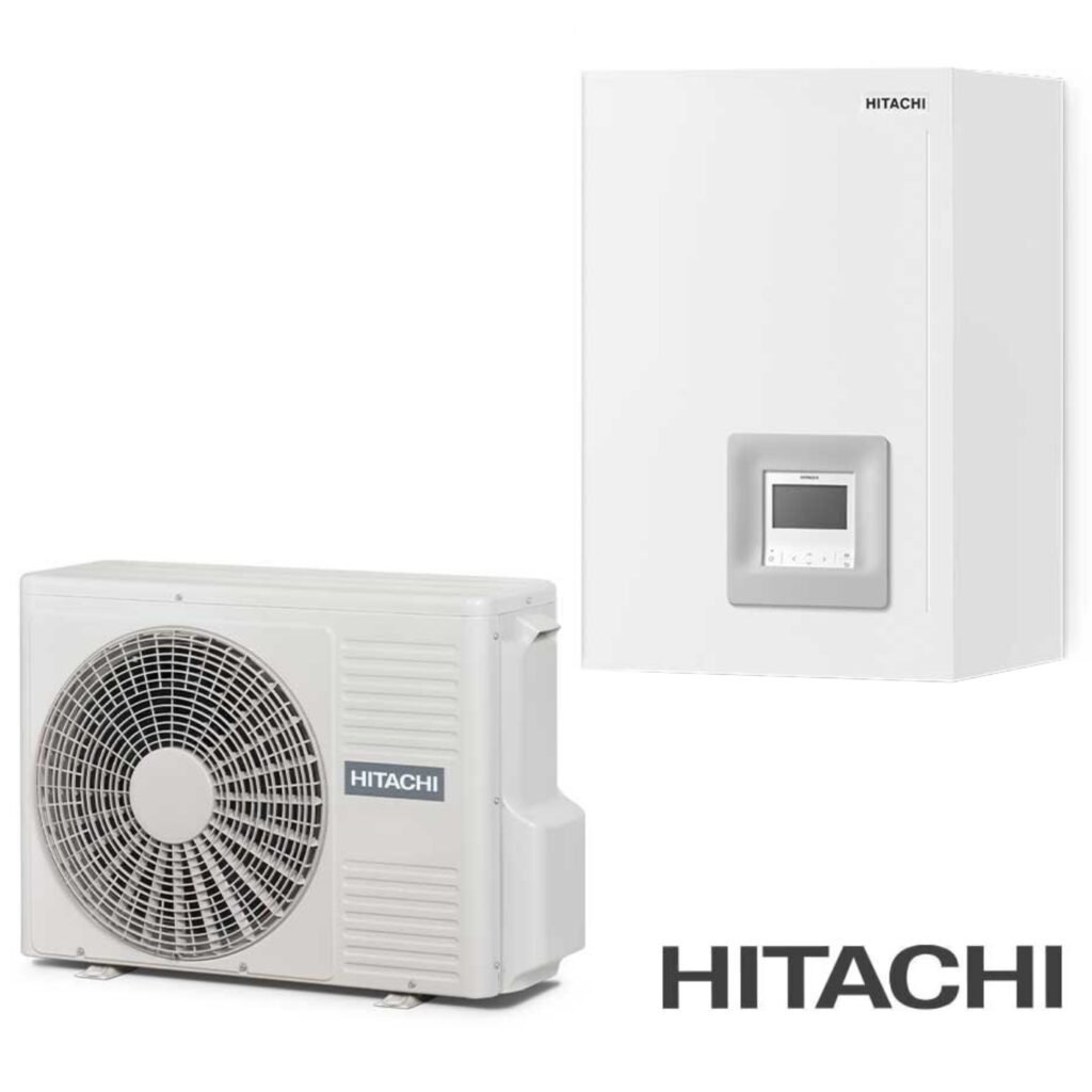ŠILUMOS SIURBLIS ORAS VANDUO HITACHI YUTAKI S 8 KW – O2 Sprendimai